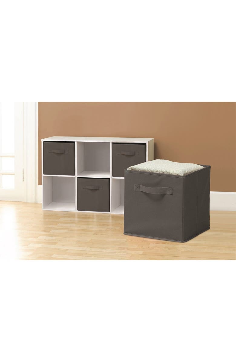 SORBUS Grey Foldable Storage Cube Basket Bin - Pack of 6 | Nordstromrack
