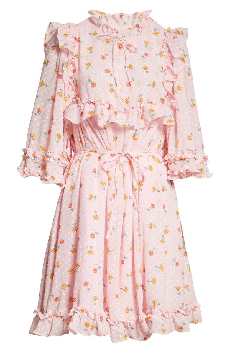 STELLA NOVA Barbara Jojo Clip Dot Long Sleeve Dress | Nordstromrack