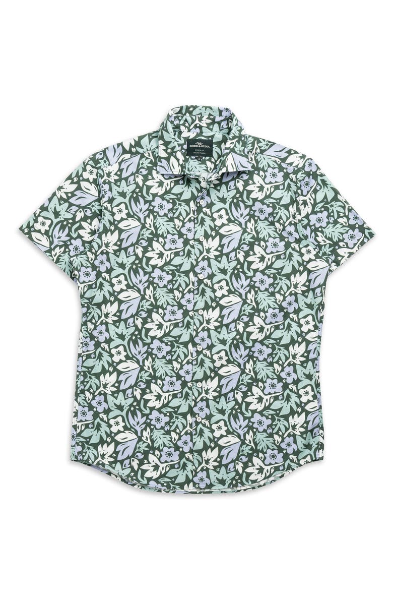 Rodd & Gunn Thurlestone Sports Fit Floral Short Sleeve Button-Up Shirt ...