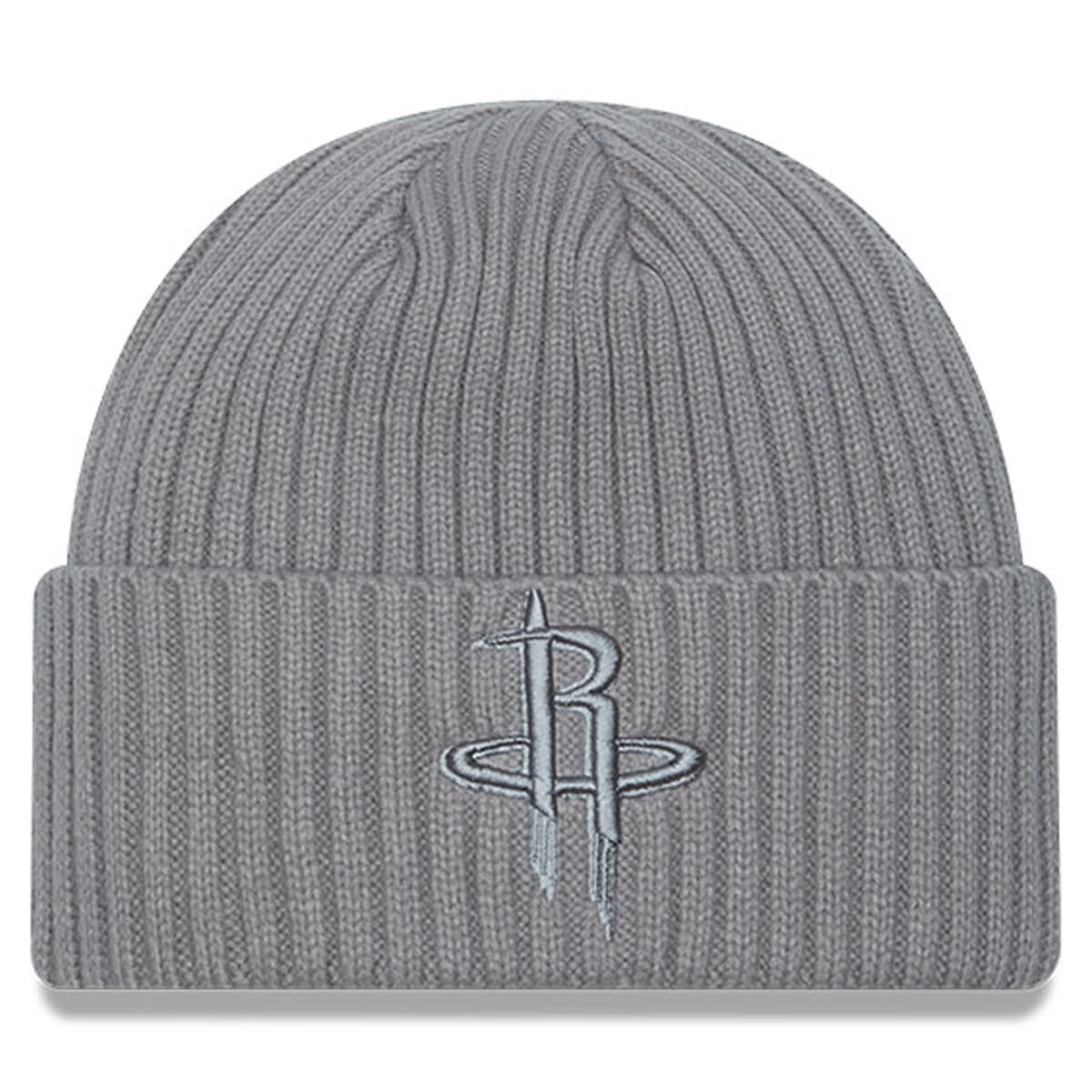 New Era Men's New Era Graphite Houston Rockets Color Pack Cuffed Knit ...