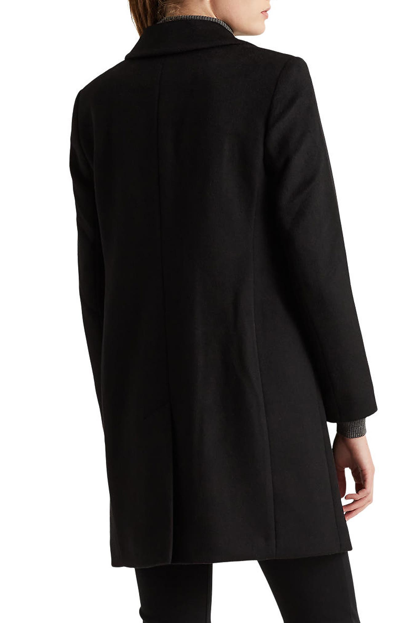 Lauren Ralph Lauren Reefer Wool Blend Coat | Nordstrom