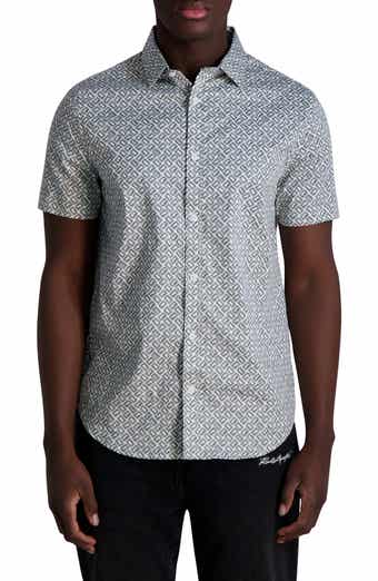 FRAME Duo Fold Relaxed Short Sleeve Button-Up Shirt FRAME Duo Fold Relaxed Short Sleeve Button-Up Shirt