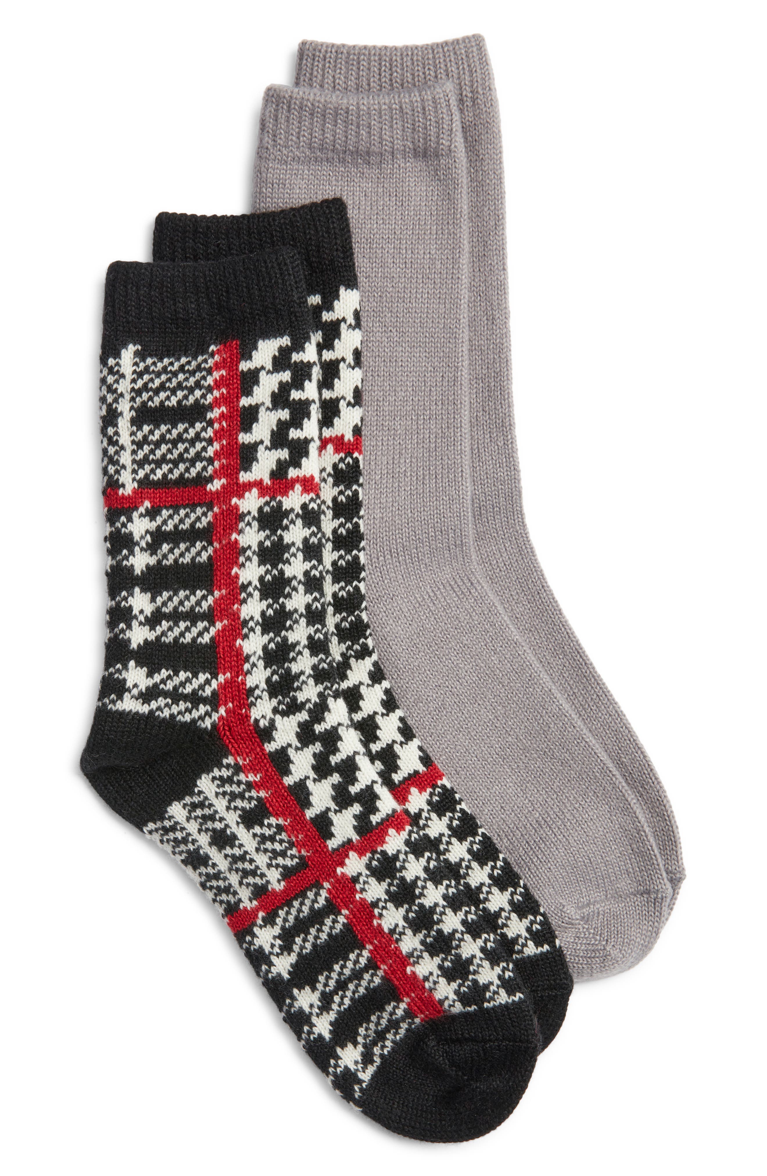 Hue Assorted 2-Pack Crew Socks | Nordstrom