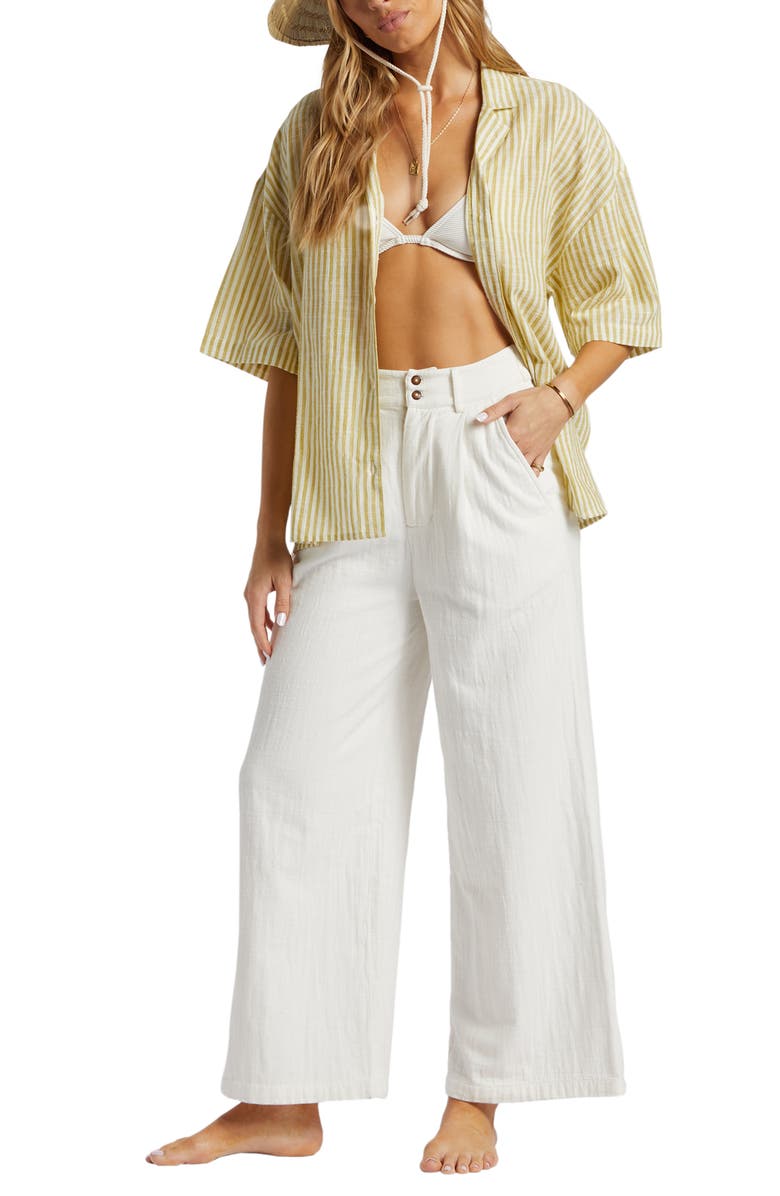 Billabong Beach Side Stripe Cotton Shirt | Nordstromrack
