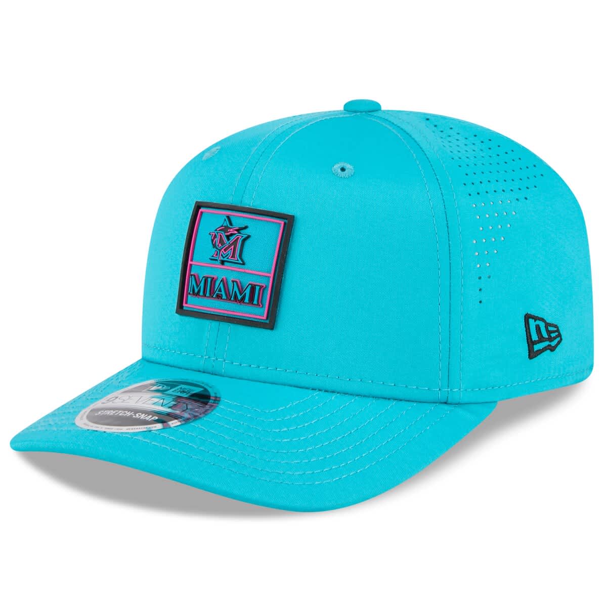 Men's New Era Teal Miami Marlins 2025 City Connect 9SEVENTY Adjustable ...