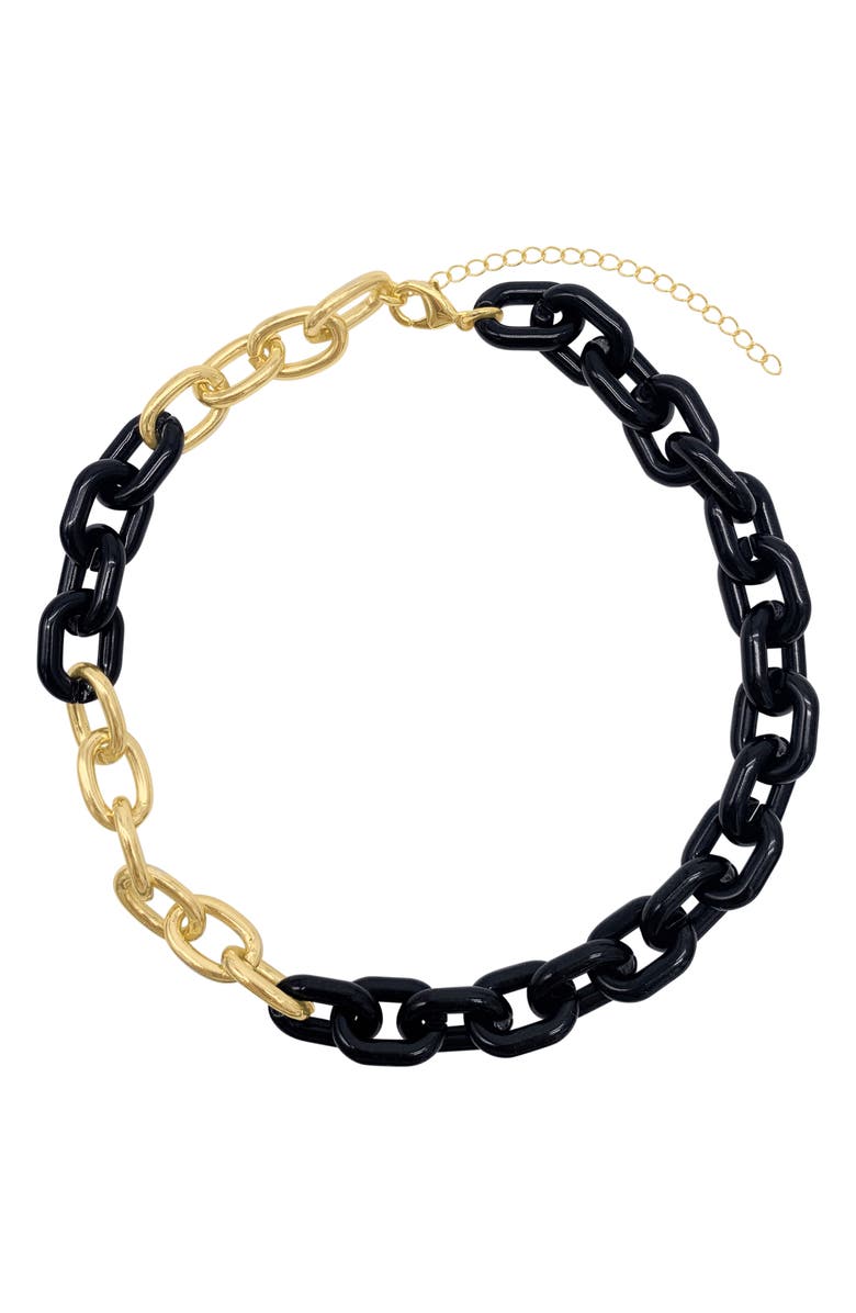 Adornia Two-Tone Oversized Link Chain Necklace | Nordstromrack