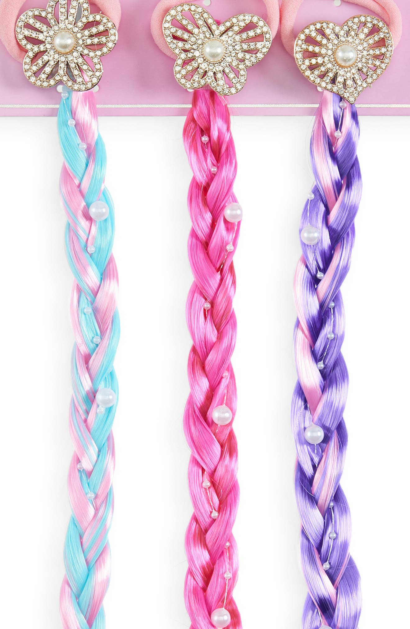 Capelli New York Assorted 3-Pack Faux Hair Clips | Nordstrom