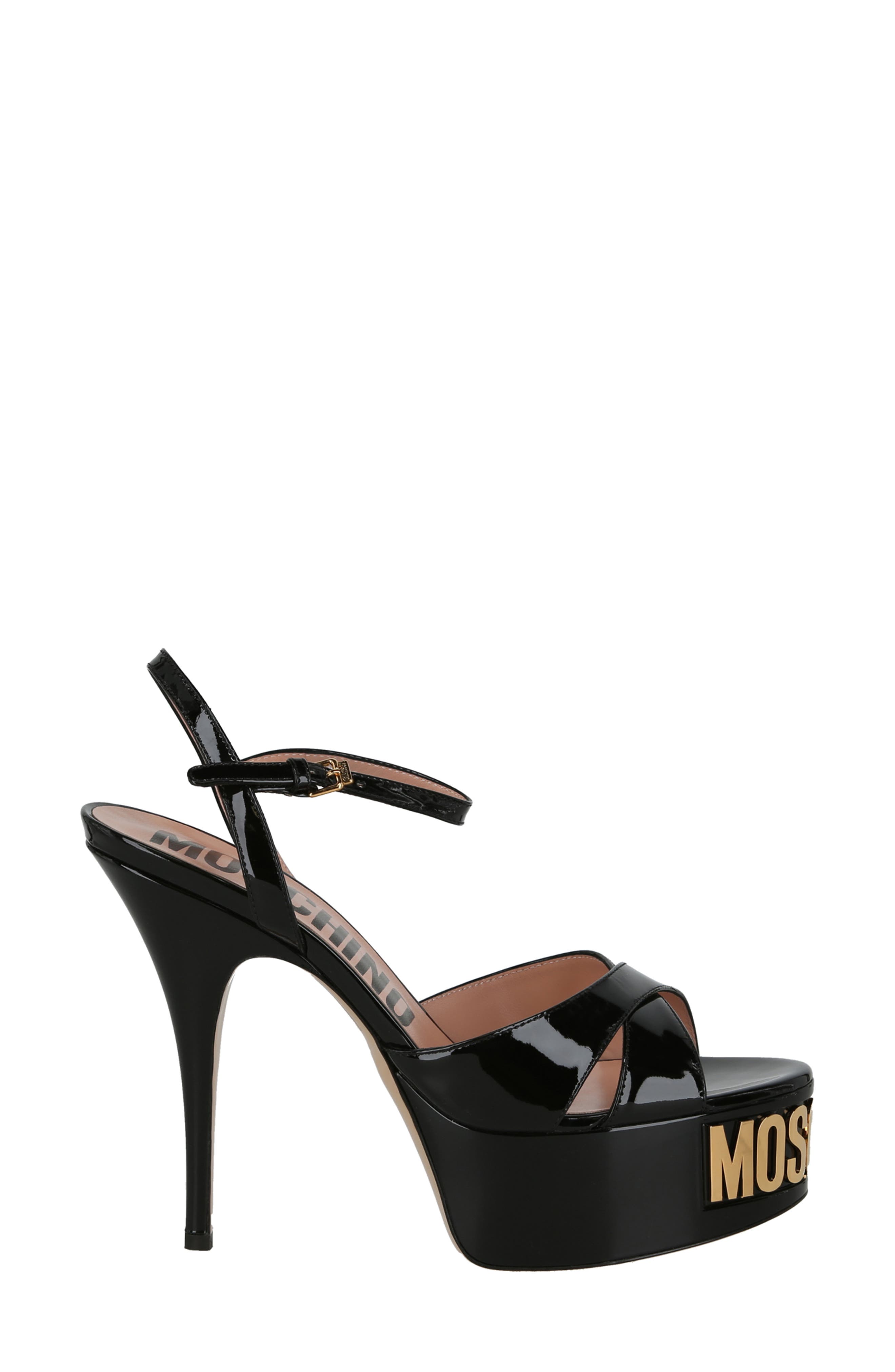 Moschino Logo Sole Platform Sandal (Women) | Nordstromrack