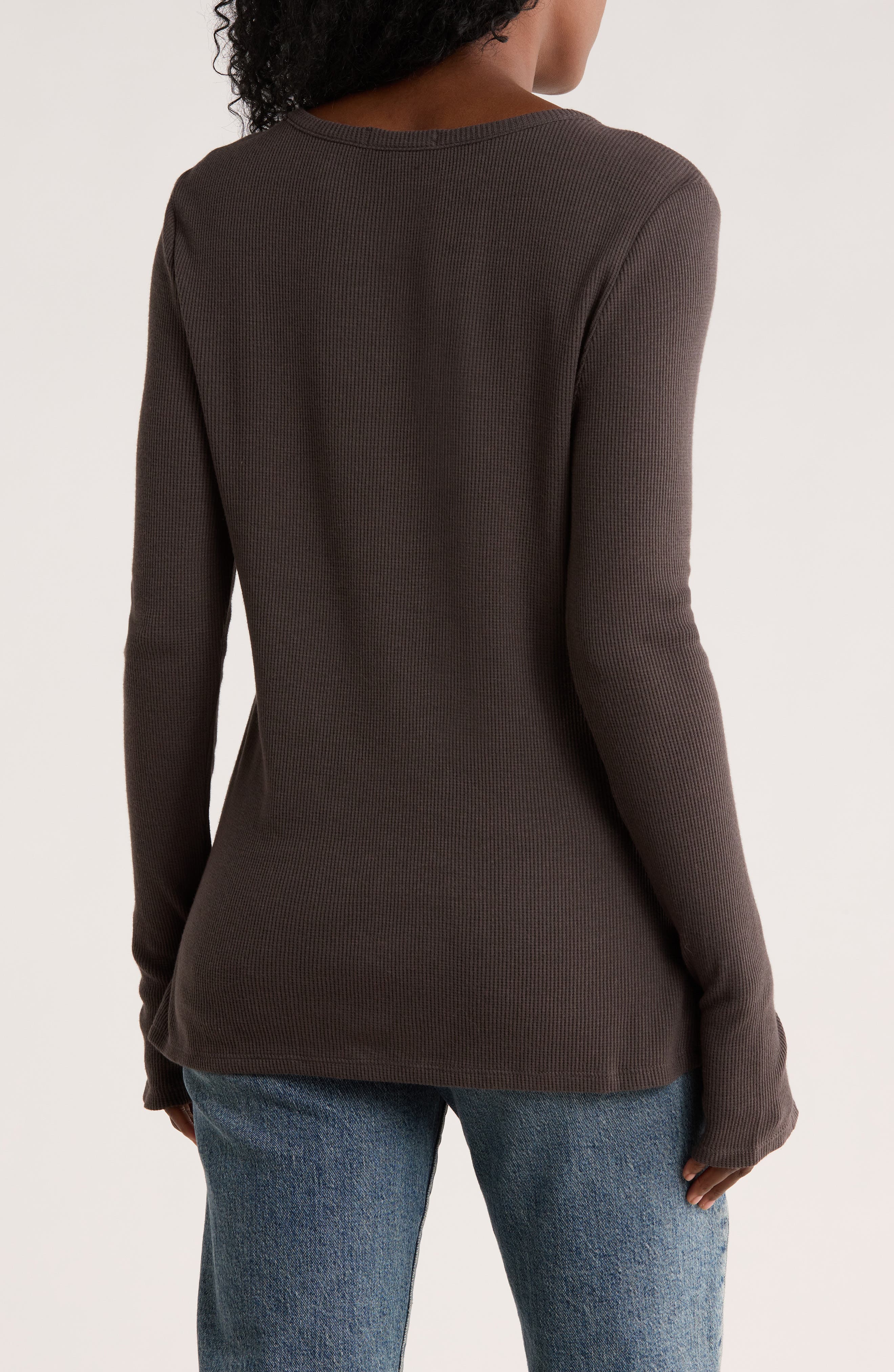 Clementine Rib Organic Cotton Blend Top (Women) | Nordstromrack
