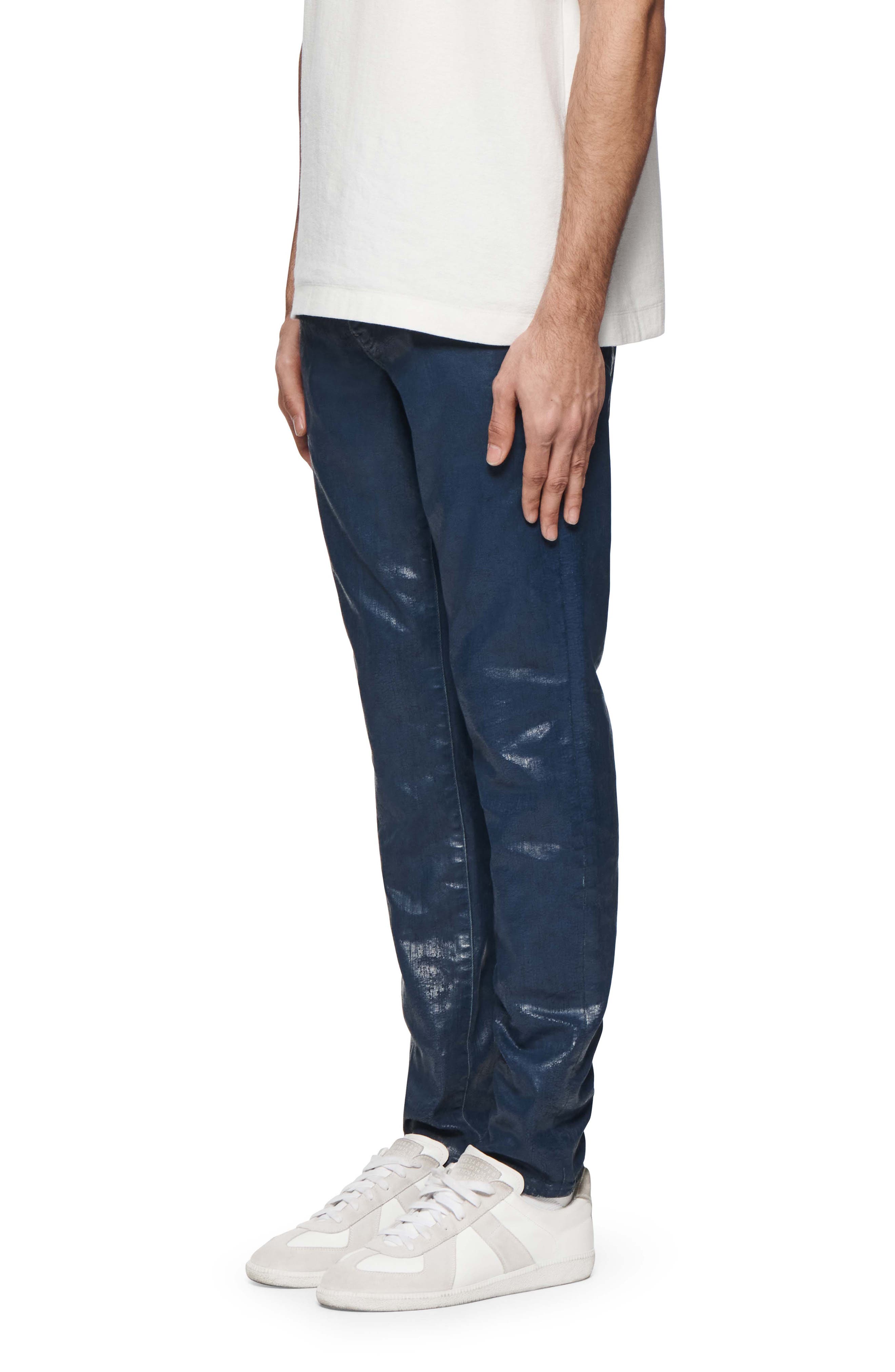 PURPLE BRAND Paint Job Crackled Coated Skinny Jeans | Nordstromrack