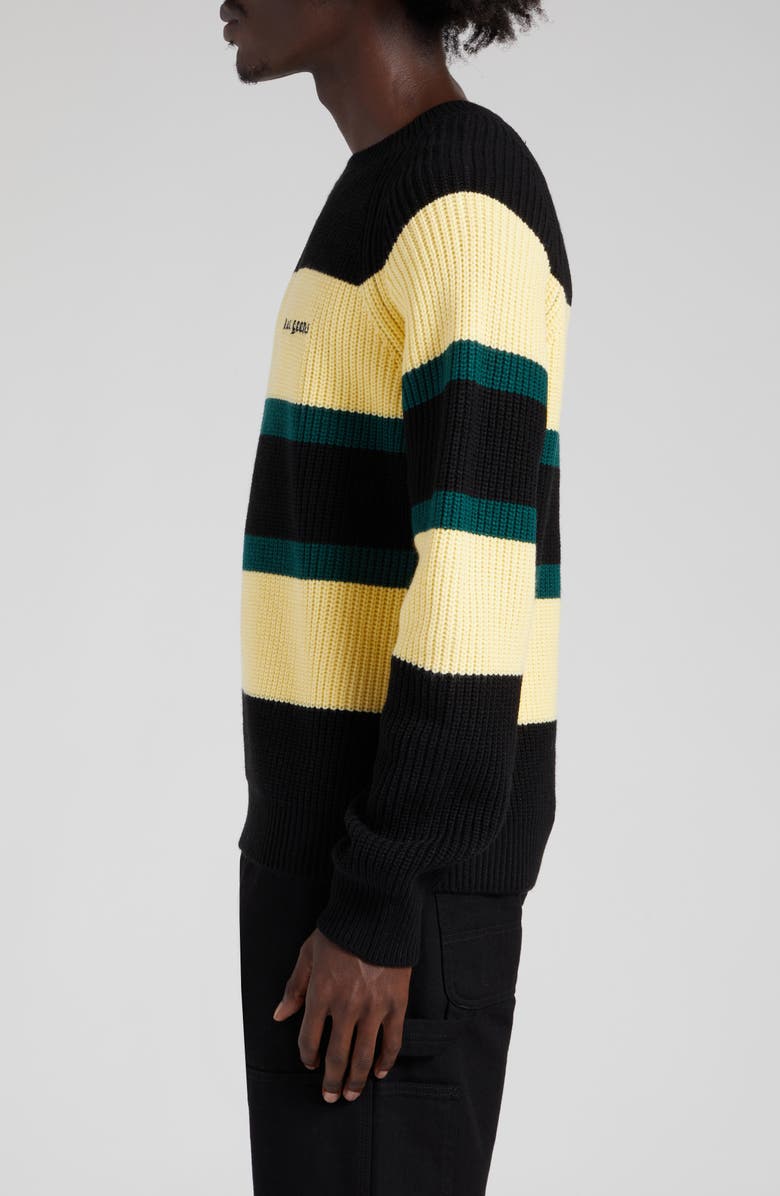 Noon Goons Phat Budde Stripe Logo Embroidered Sweater | Nordstromrack