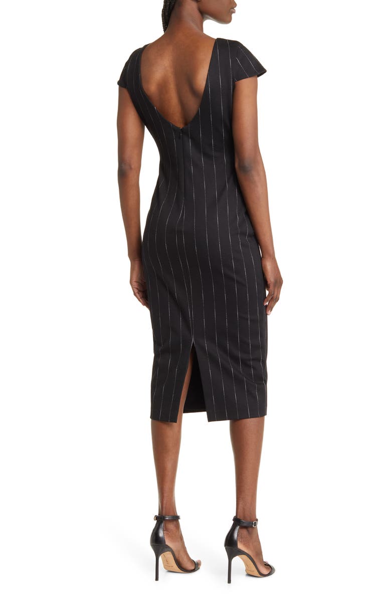 Dress the Population Marcella Pinstripe Sheath Dress | Nordstromrack