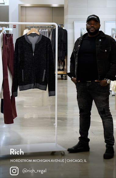 Robert Barakett Vulcan Baseball Sweater Jacket | Nordstromrack