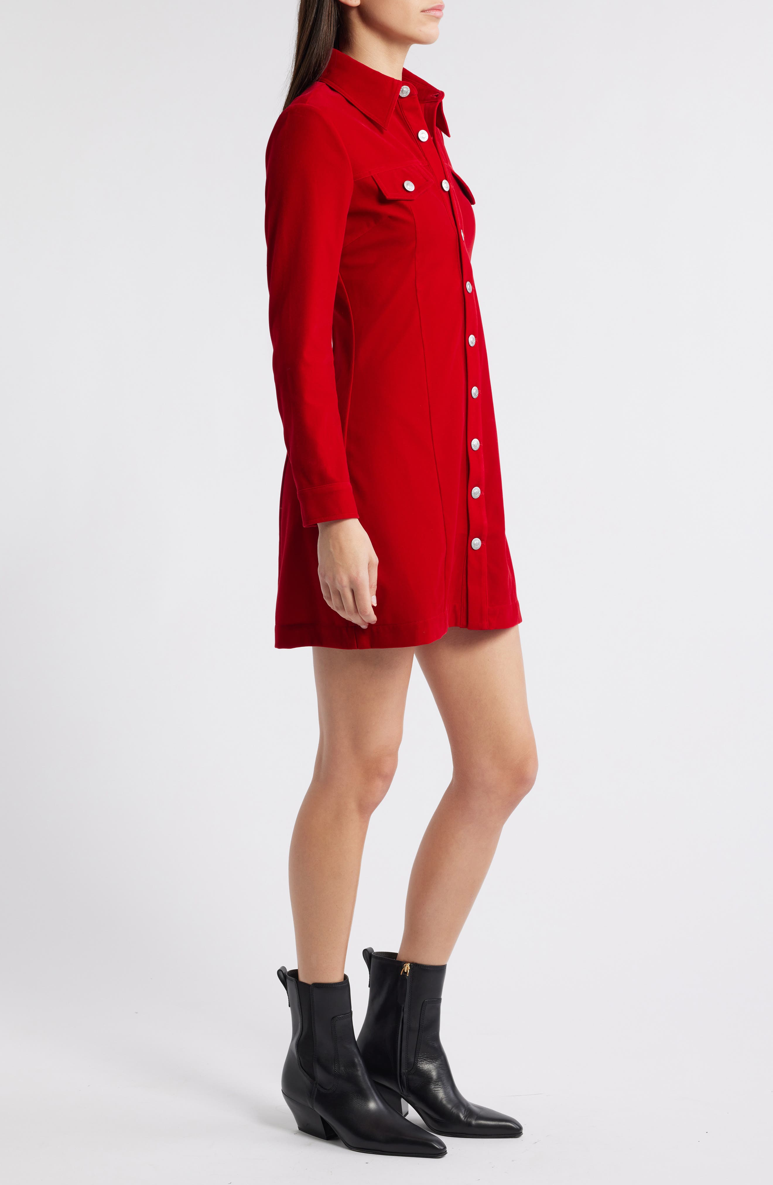 Rolla’s Morgan Velvet Shirtdress | Nordstromrack