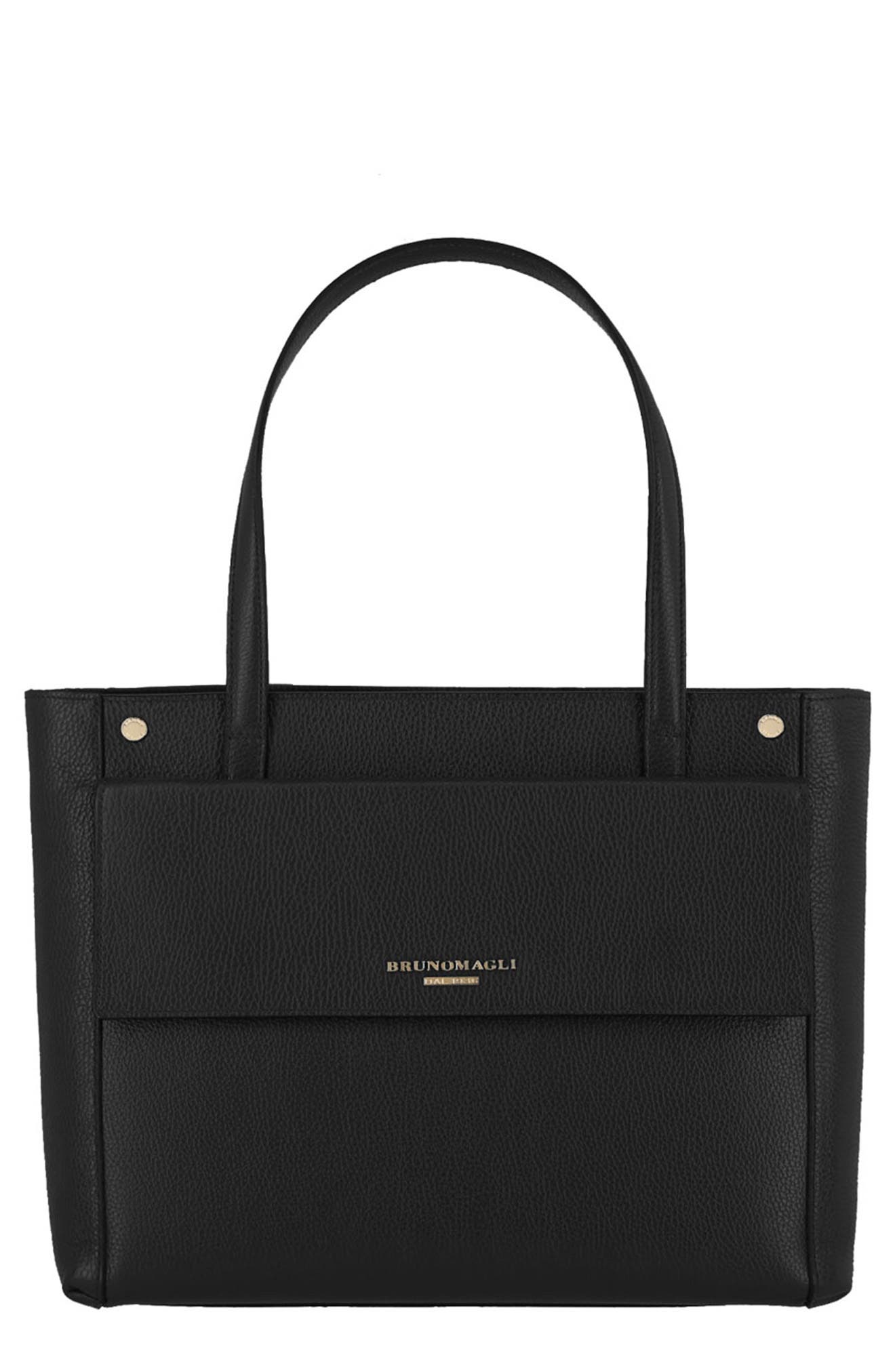 Bruno Magli Leather Logo Letter Tote | Nordstromrack