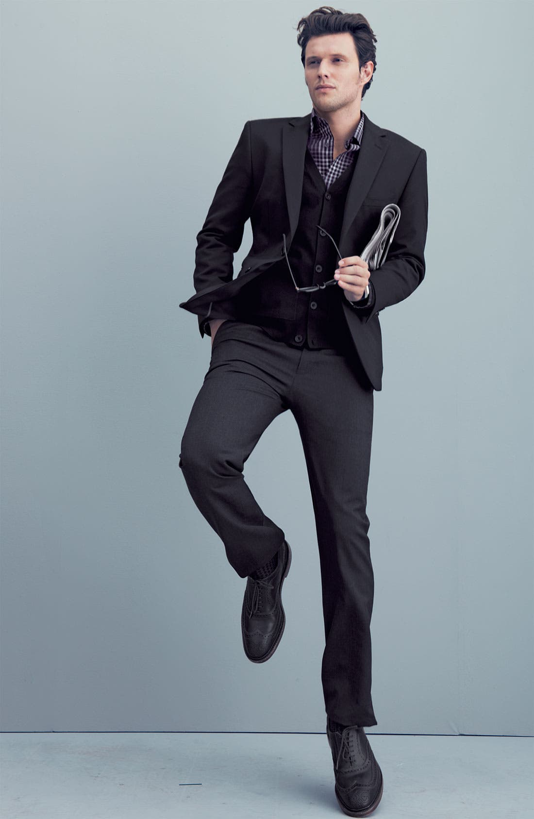 Calibrate Solid Flat Front Pants | Nordstrom