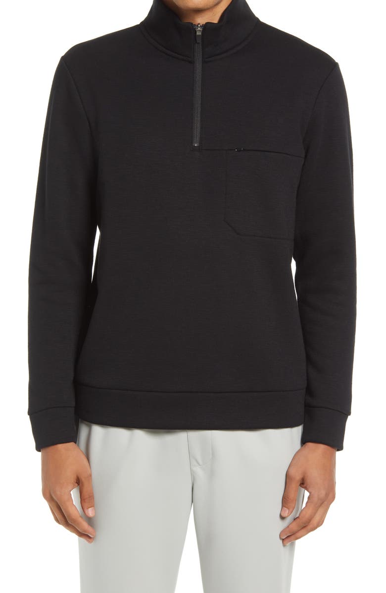 Open Edit Front Zip Fleece Pullover | Nordstromrack