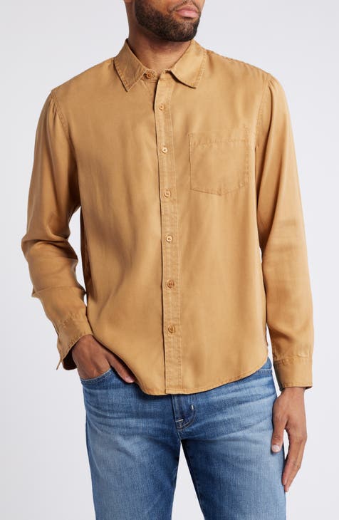 Men's Beige Button Up Shirts | Nordstrom