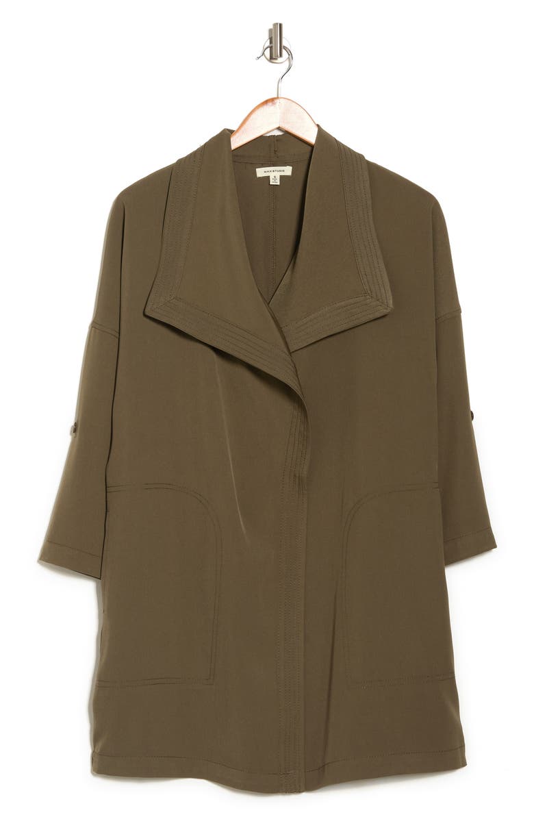 MAX STUDIO Drape Collared Jacket | Nordstromrack