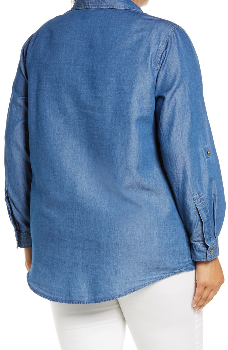 MICHAEL Michael Kors Rolll Tab Button-Up Shirt | Nordstrom