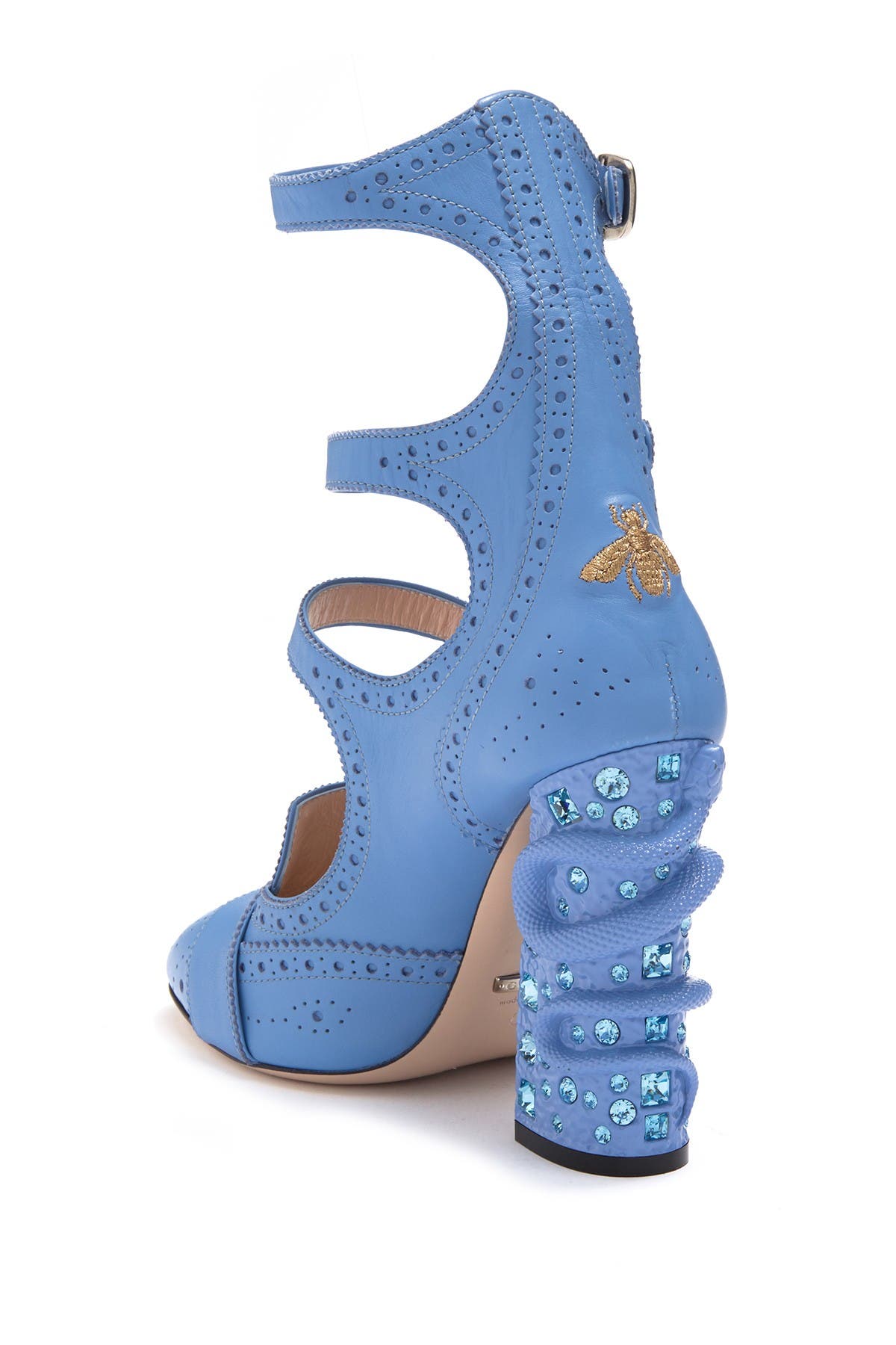 Gucci Dionysus Buckle Snake Embellished Block Heel Pump | Nordstromrack