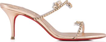 Christian Louboutin Just Queen Crystal Embellished Slide Sandal (Women ...
