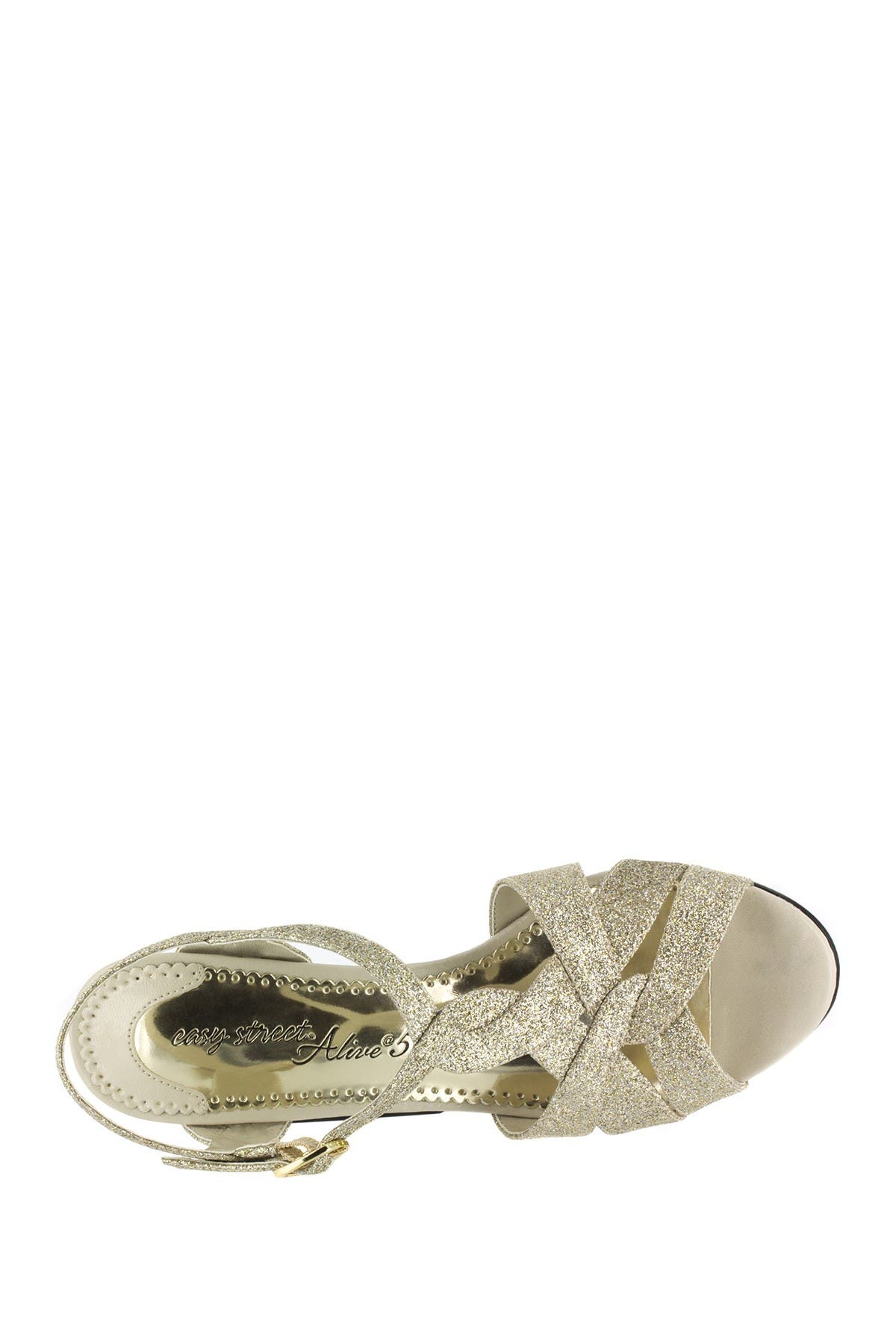 EASY STREET Glamorous Crossed T-Strap Kitten Heel Pump - Multiple ...