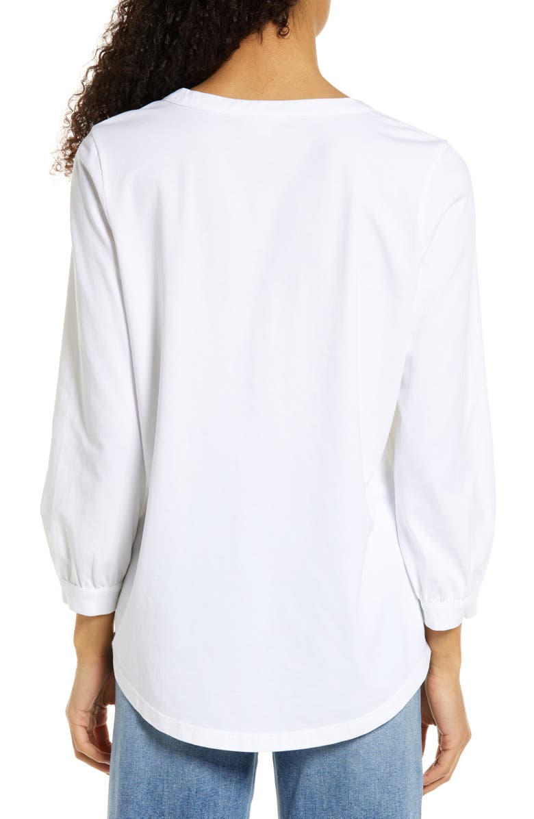 NZT by NIC+ZOE NZT NIC+ZOE Cotton Blend Knit Henley | Nordstromrack