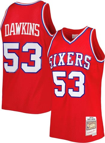 Mitchell & Ness Men's Mitchell & Ness Darryl Dawkins Red Philadelphia ...