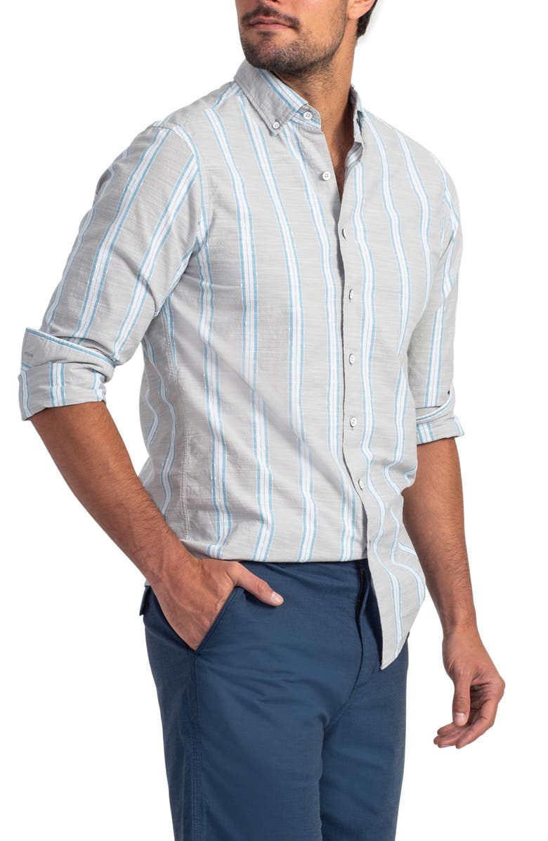 Rodd & Gunn Spey Street Regular Fit Stripe Button-Down Shirt | Nordstrom