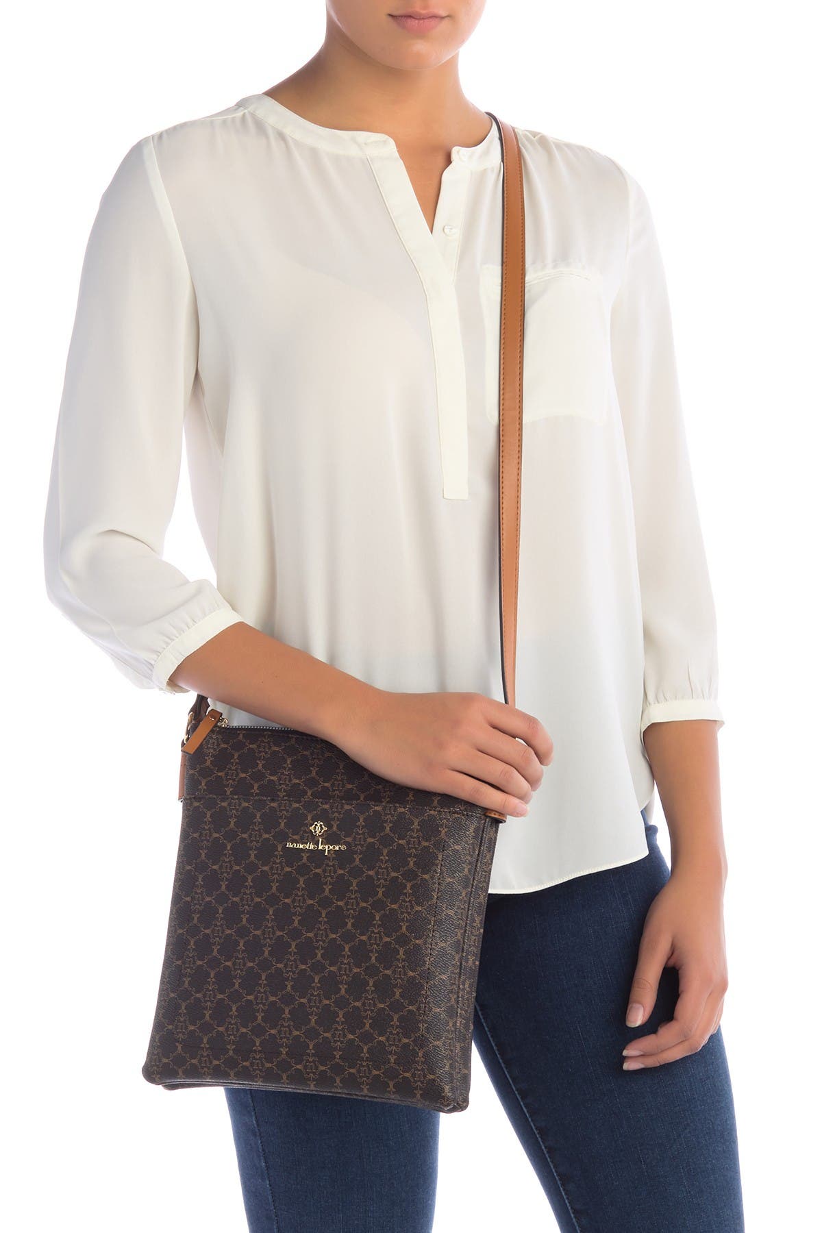 Nanette Lepore Logo N/S Crossbody Bag | Nordstromrack