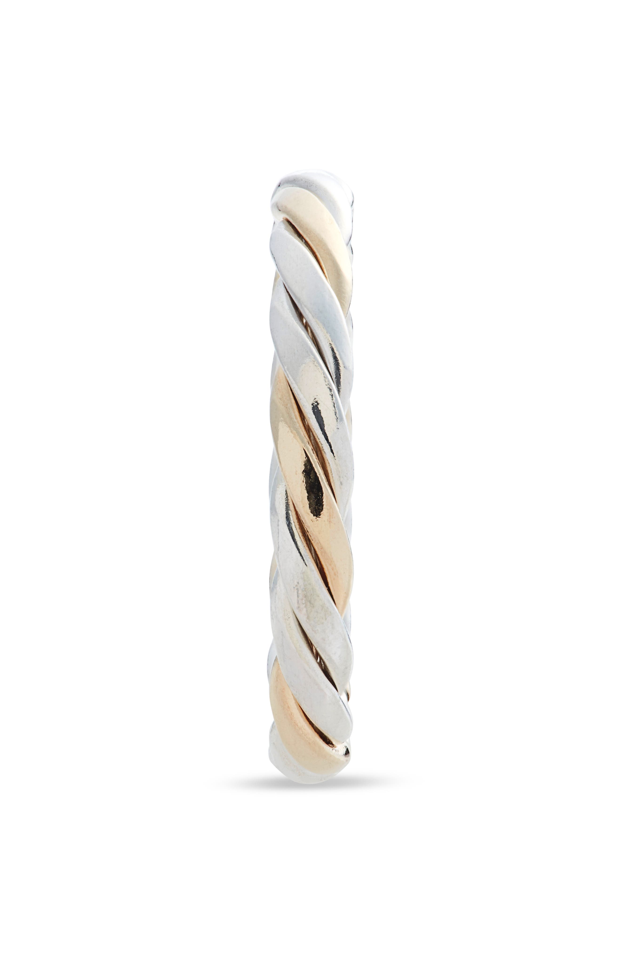 Nashelle Mixed Metal Twist Band Ring | Nordstrom