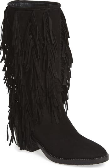 Aquatalia 'Lisette' Weatherproof Fringe Boot (Women) | Nordstrom