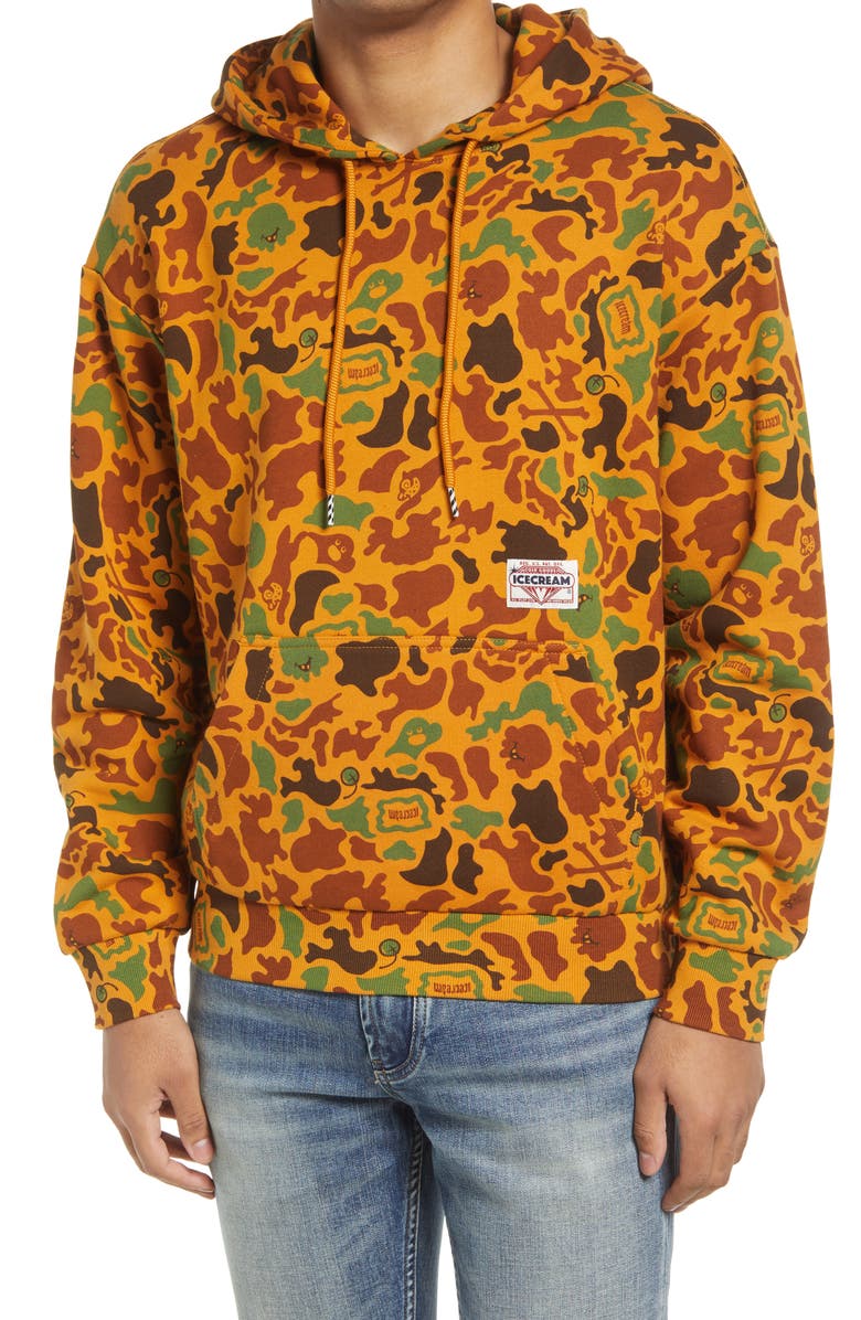ICECREAM Men's Camo Print Work Hoodie | Nordstromrack