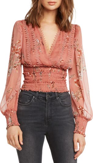 Willow & Clay Smocked Blouse | Nordstrom