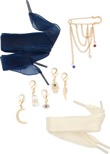 Leith Evil Eye 8-Piece Shoe Lace Charm Set | Nordstromrack