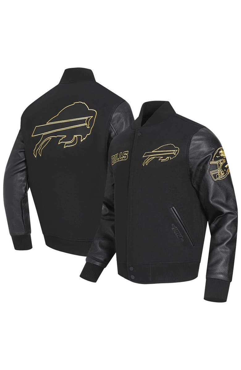 PRO STANDARD Men's Pro Standard Black Buffalo Bills Full-Zip Varsity ...