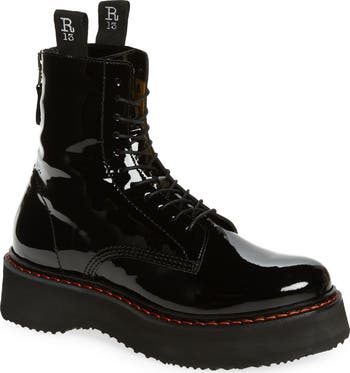 R13 Single Stack Platform Combat Boot (Women) | Nordstrom