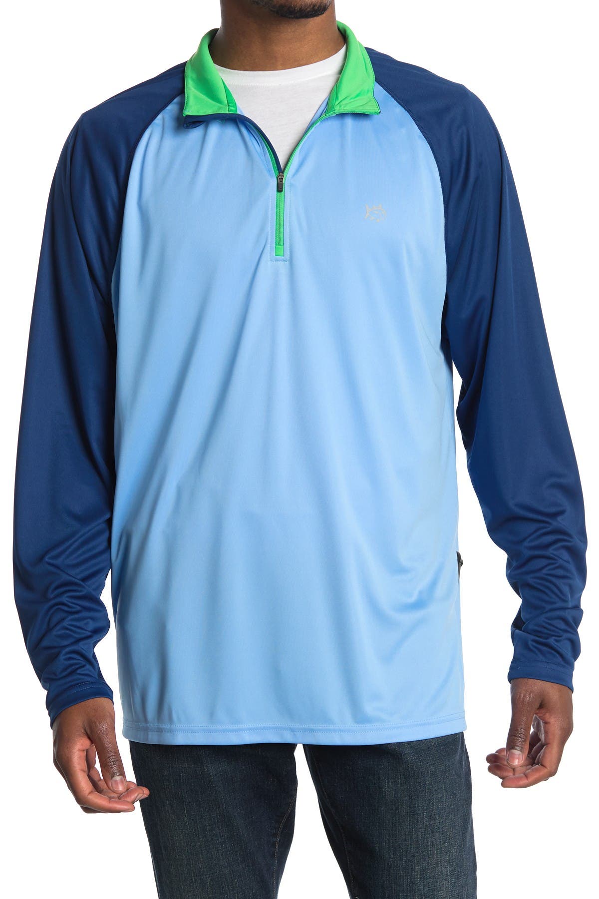 Southern Tide Partial Zip Raglan Sleeve Pullover | Nordstromrack