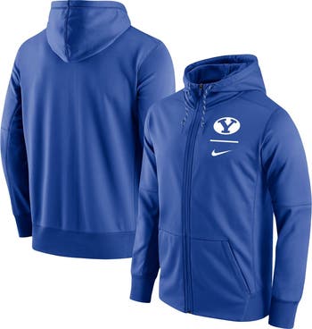 Nike Men's Nike Royal BYU Cougars Logo Stack Performance Full-Zip ...