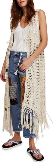 Free People Suncatcher Crochet Duster Cardigan | Nordstrom