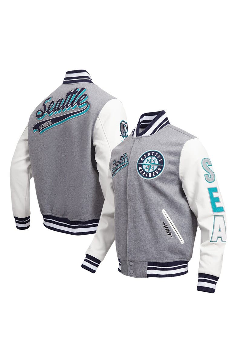 PRO STANDARD Men's Pro Standard Heather Gray Seattle Mariners Script ...