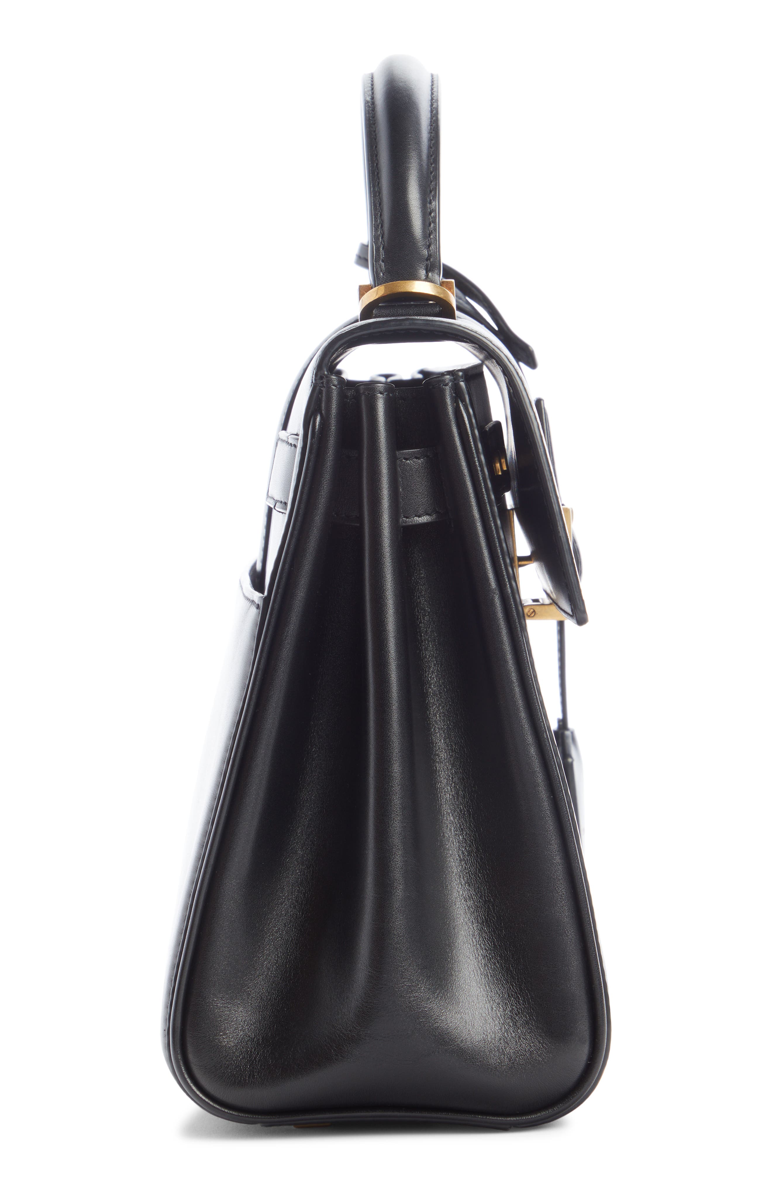 Saint Laurent Small Le Fermoir Leather Top Handle Bag | Nordstrom