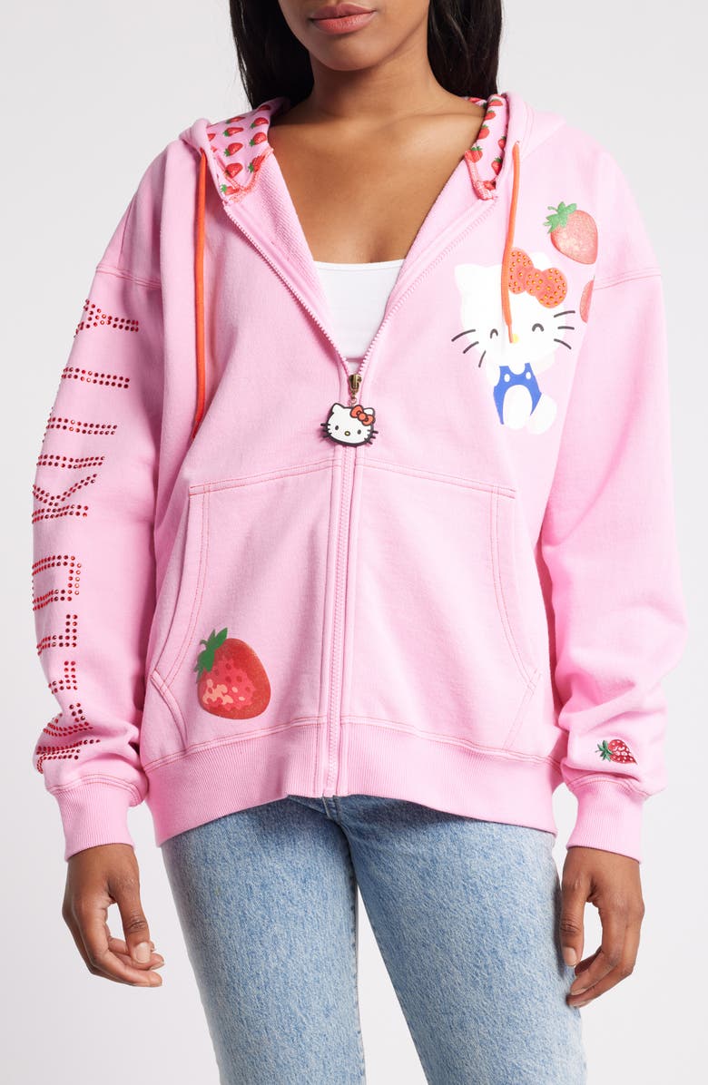 DUMBGOOD x Sanrio Hello Kitty® 50th Anniversary Cotton Zip Hoodie ...