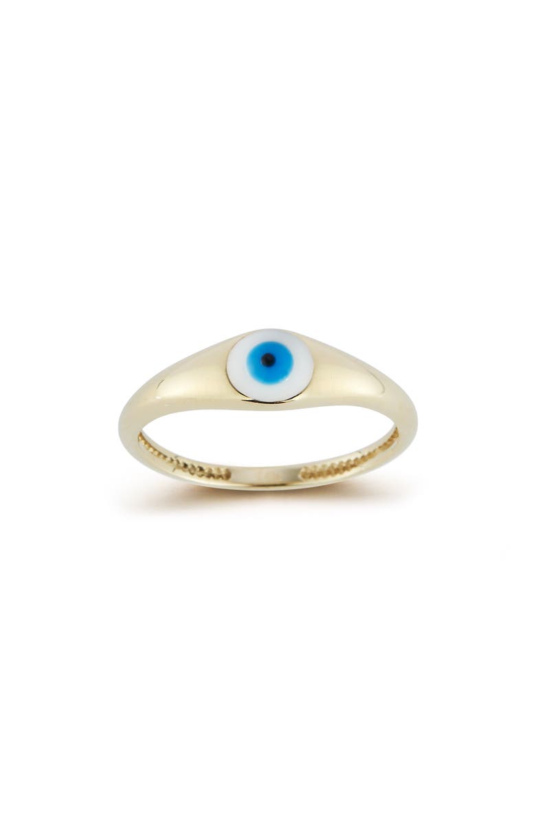 Ember Fine Jewelry 14K Gold Enamel Evil Eye Ring - Size 6 | Nordstromrack