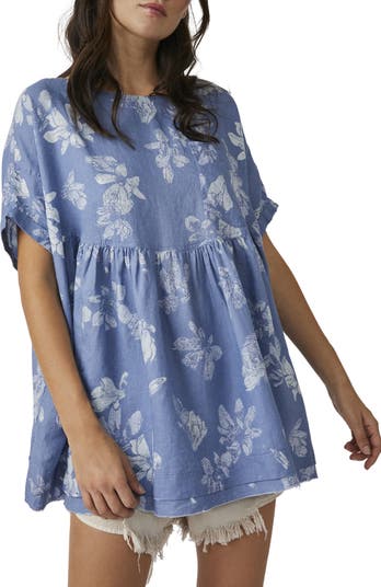 Free People Moon City Ruffle Hem Top | Nordstrom