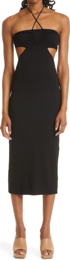 ba&sh Hailey Cutout Halter Midi Dress | Nordstromrack