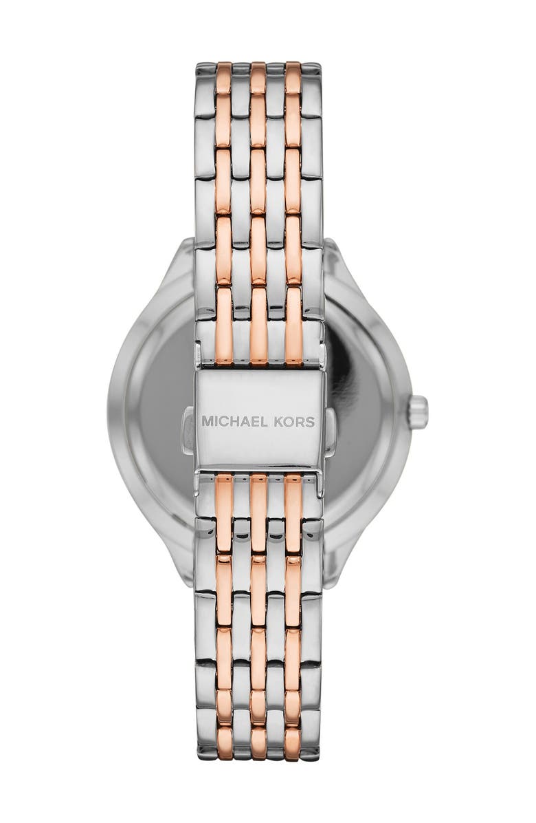 Michael Kors Women's Mindy Diamond Embellished 3-Hand Quartz Two-Tone ...