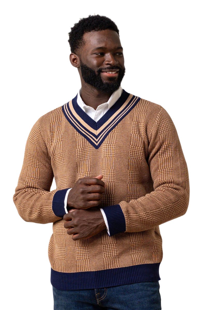 Hope & Henry Men's Organic Intarsia Cricket Sweater | Nordstrom