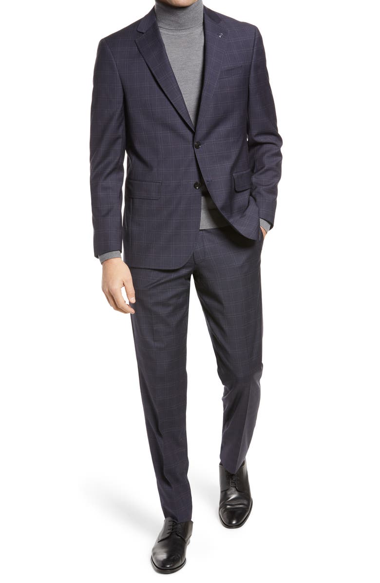 Ted Baker London Jay Trim Fit Plaid Wool Suit | Nordstromrack